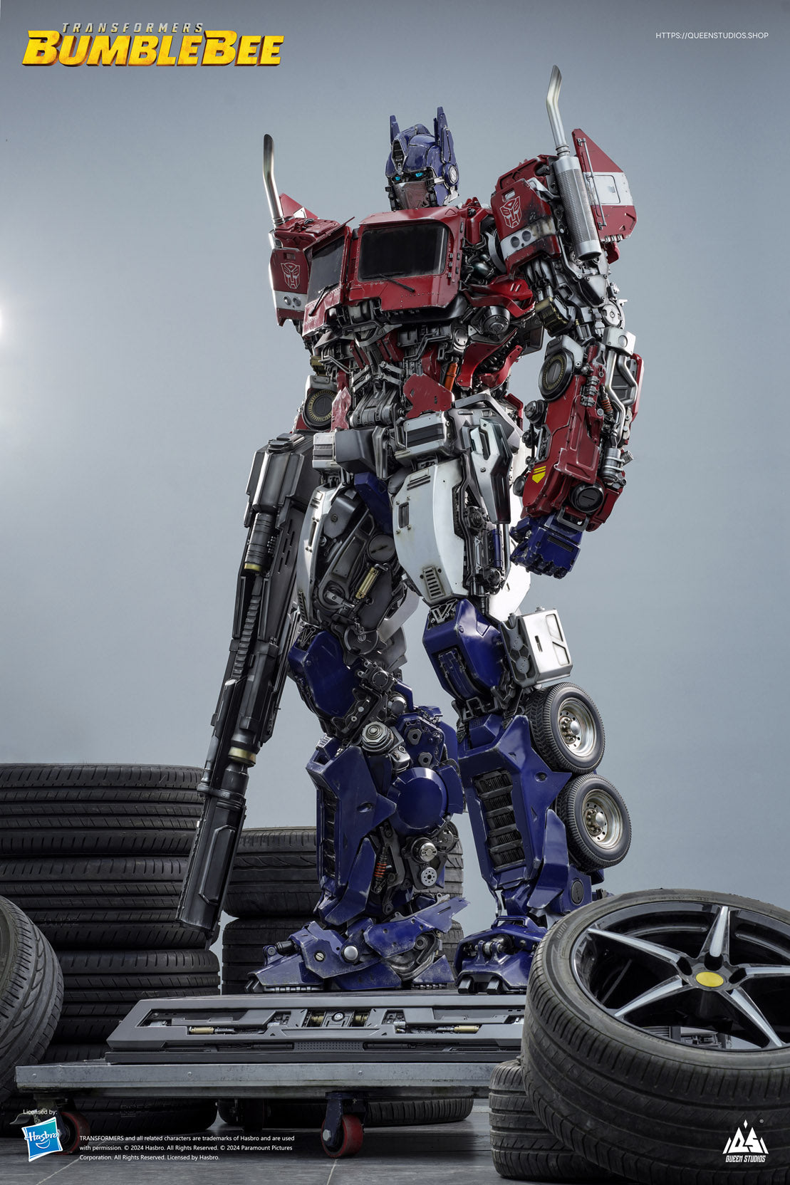【Pre order】Queen Studio - Optimus Primal Human Size Statue