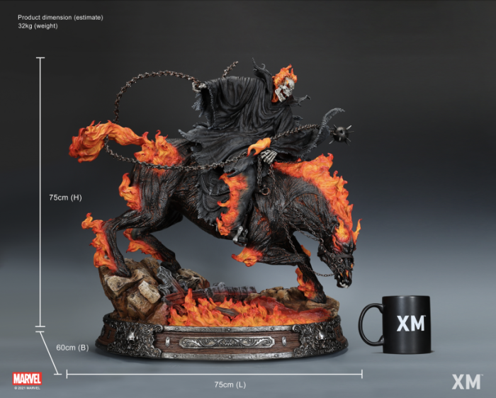 【In Stock】XM Studio 1/4 Ghost Rider (Horseback Edition) (Copyright)