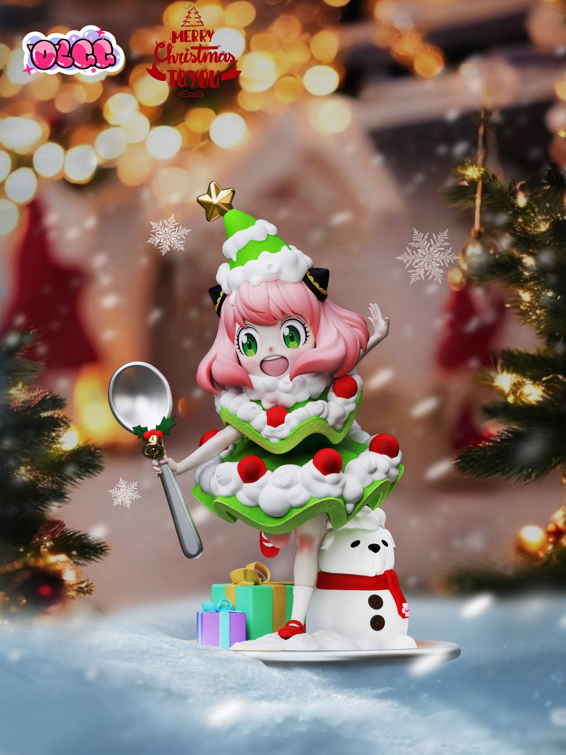 【Pre order】OLGG Studio - Spy x Family Christmas Cake Anya Forger