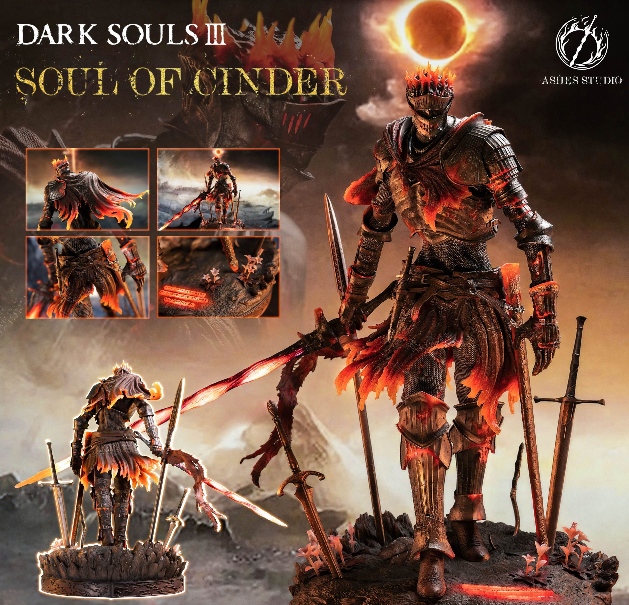 【Pre order】Ashes Studio - Dark Souls III Souls of Cinder