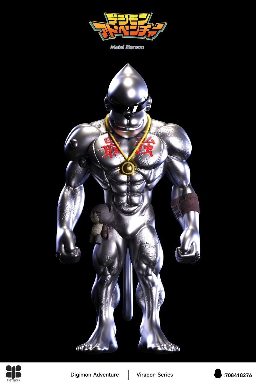 【Pre order】Butterfly Studio MH Scale & 1/6 Digimon Metal Etemon & Etemon