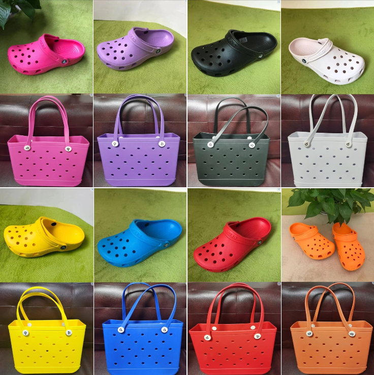 US$ 27.00 - Crocs Bag and Shoes Set #NOO - www.annwholesale.com