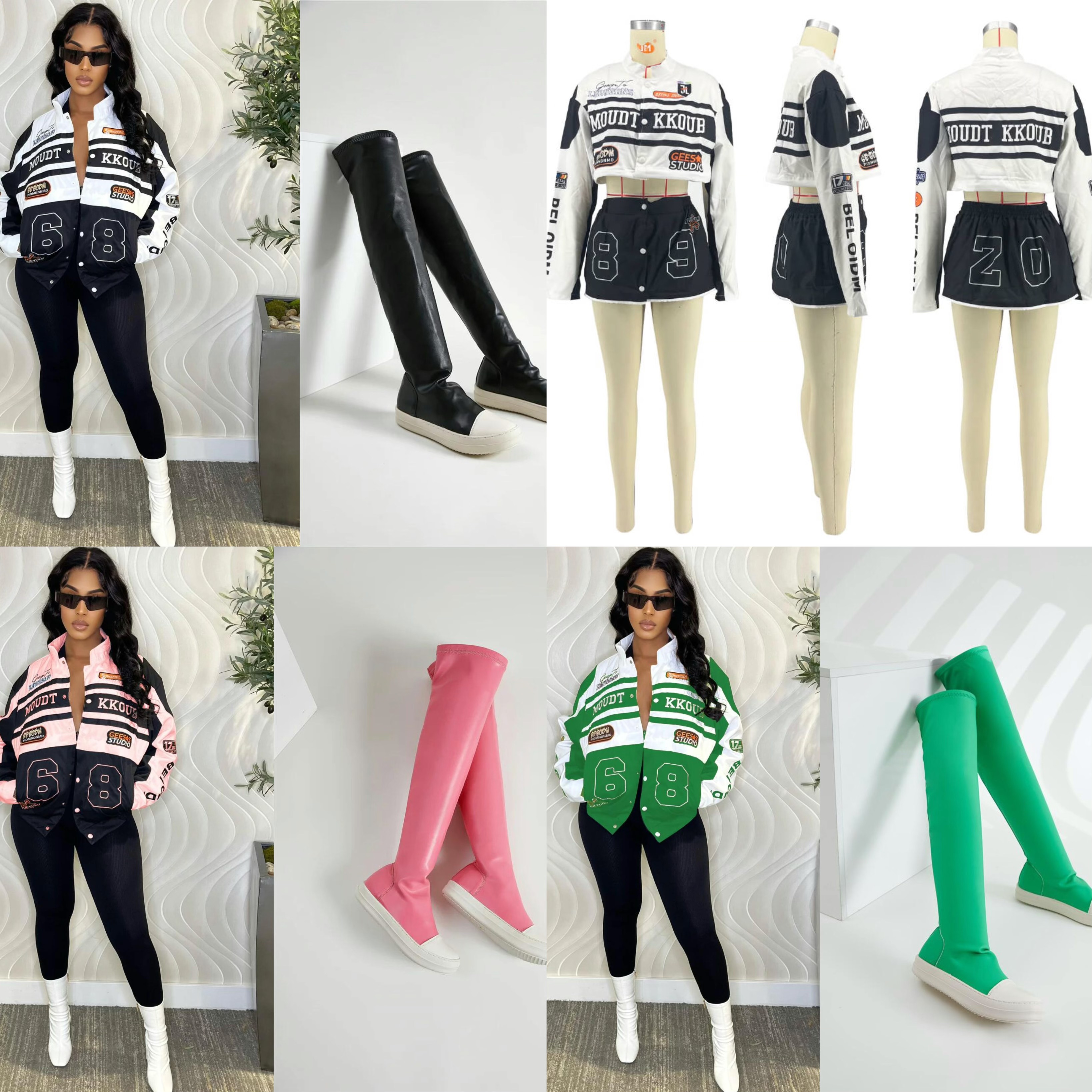 US$ 40.00 - Women Jacket Boots Set No Box #NOO - www.annwholesale.com