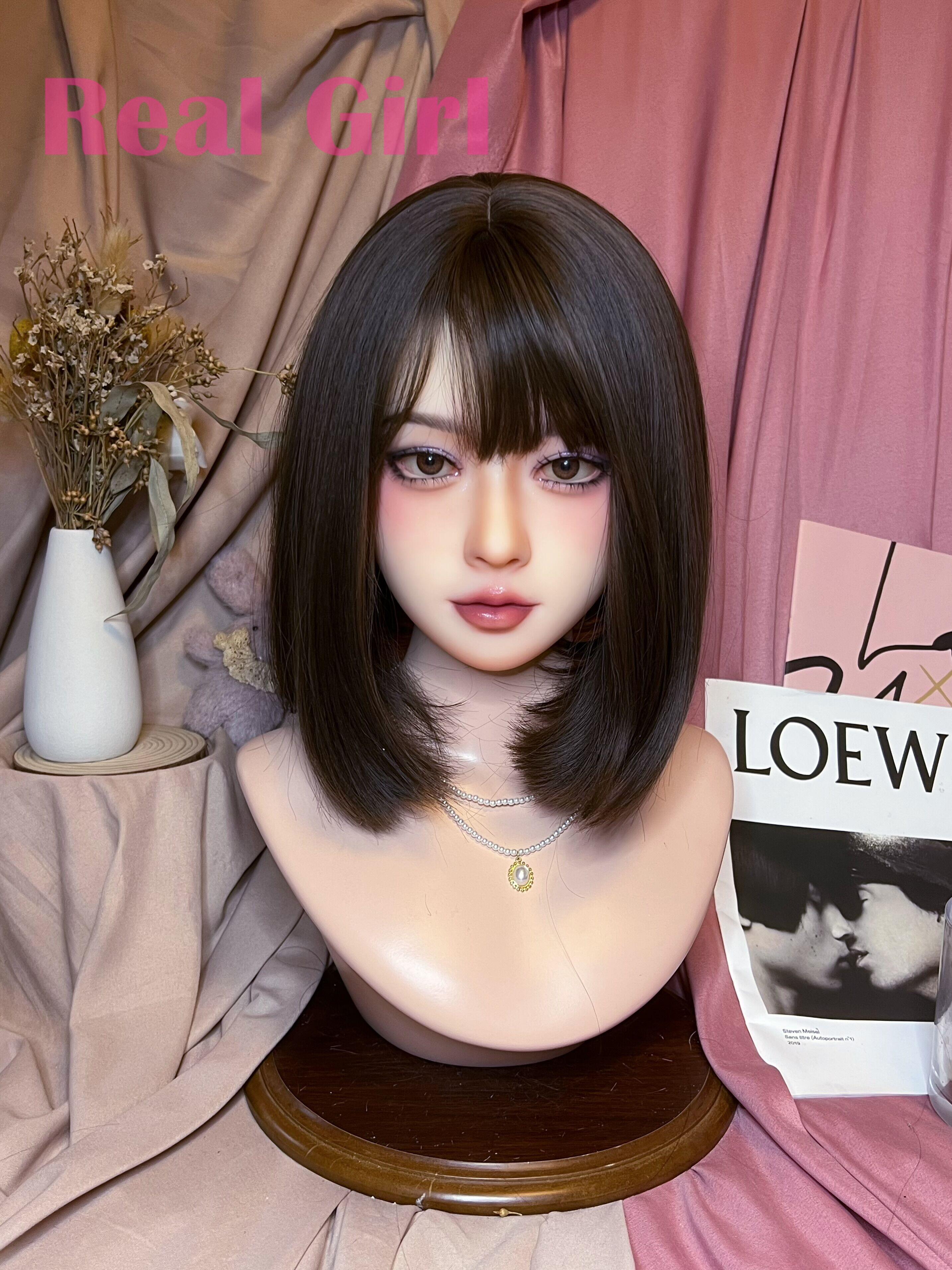 Real Girl (A工場製) 頭部単品 R32ヘッド TPE製ヘッド M16ボルト採用 職人メイク選択可能 宣材写真はスマホで撮影した実物写真
