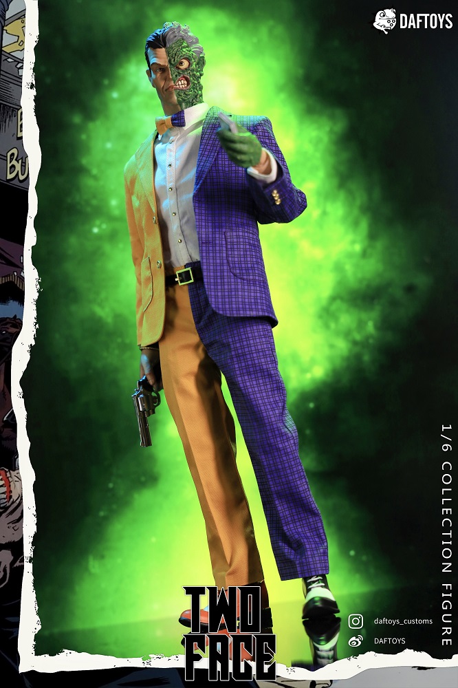 US$ 145.00 - (In Stock)DAFTOYS TWO FACE 1/6 Releastic Figure F06 - www.crabfigure.com