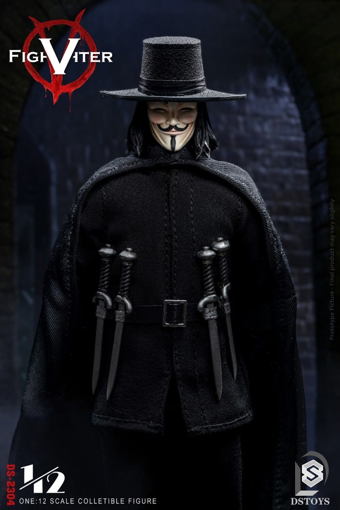 US$ 100.00 - DSTOYS DS-2304 1/12 V for Vendetta Movable Figure 6 Inch V ...