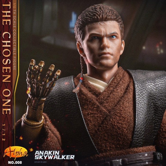 US$ 15.00 - (Pre-order)ALPHA Toys No.008 1/12 The Chosen One Anakin Skywalker Action Figure ...