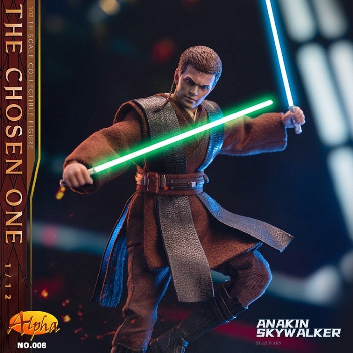 US$ 15.00 - (Pre-order)ALPHA Toys No.008 1/12 The Chosen One Anakin Skywalker Action Figure ...