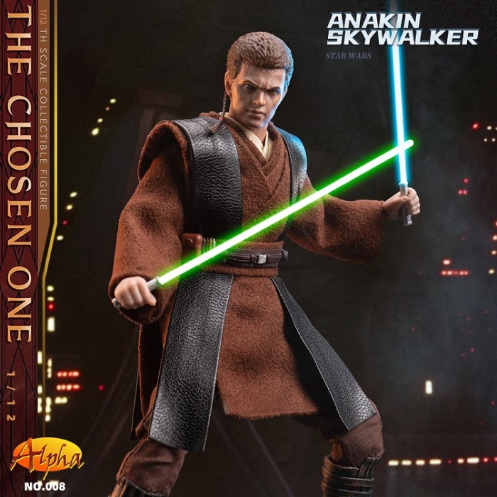 US$ 15.00 - (Pre-order)ALPHA Toys No.008 1/12 The Chosen One Anakin Skywalker Action Figure ...
