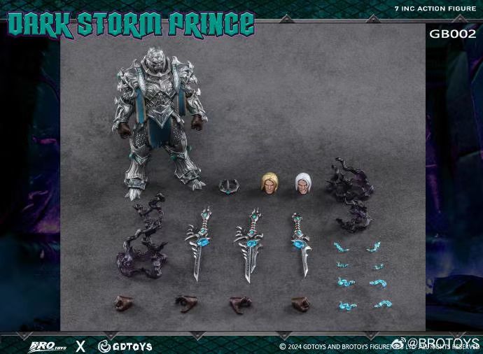 US$ 15.00 - (Pre-order)Brotoys 1/12 Dark Storm Prince 7 inch Figure ...