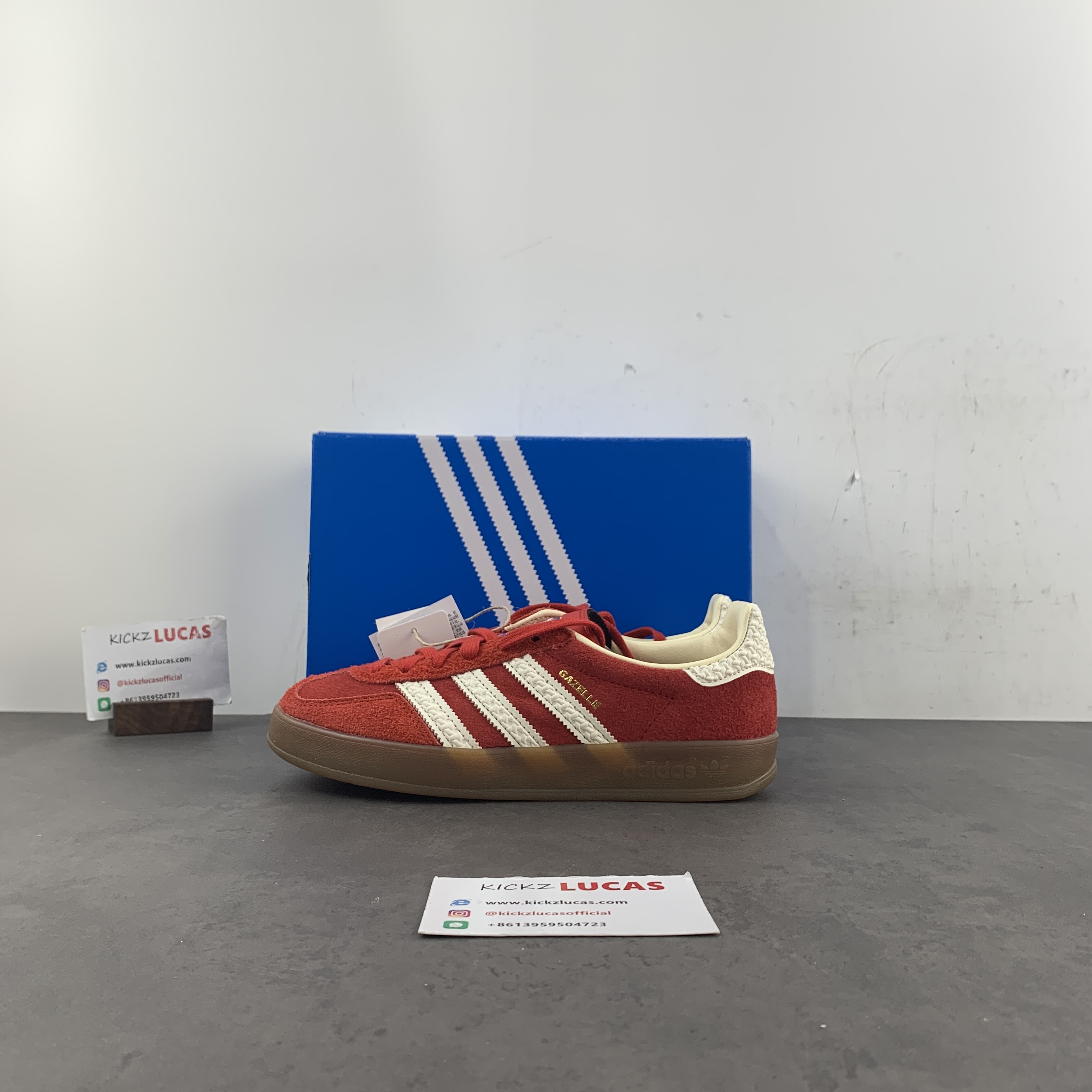 US$ 100.00 - Gazelle Indoor Red IF1808 - www.lucaskickz.com