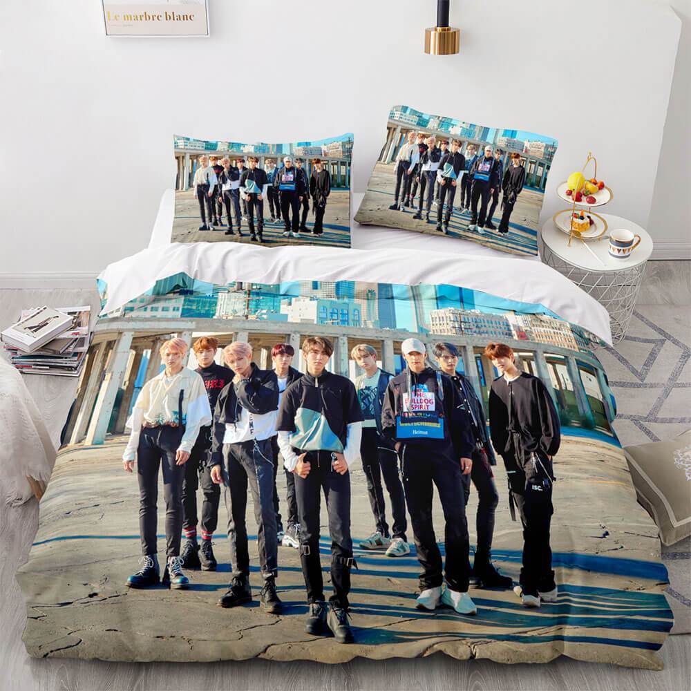 US$ 44.88 - Jyp Stray Kids Cosplay Soft Bedding Sets Duvet Covers Bed ...