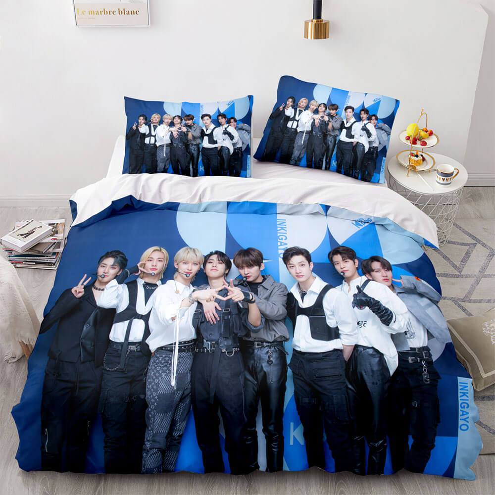 US$ 44.88 - Jyp Stray Kids Cosplay Soft Bedding Sets Duvet Covers Bed ...