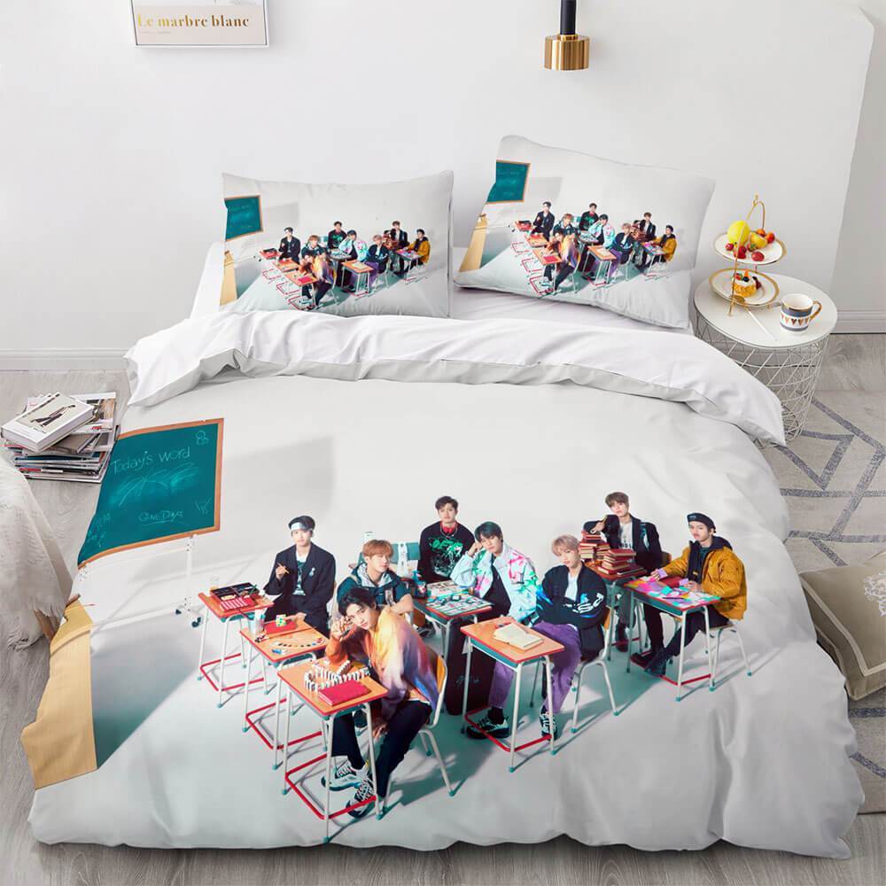 US$ 44.88 - Jyp Stray Kids Cosplay Soft Bedding Sets Duvet Covers Bed ...