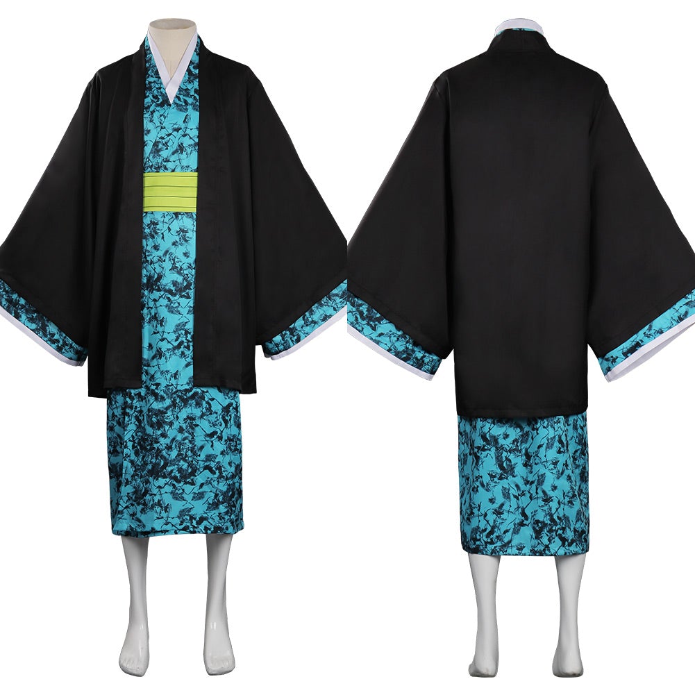 Us 8900 Demon Slayer Uzui Tengen Kimono Outfits Halloween Carnival Suit Cosplay Costume