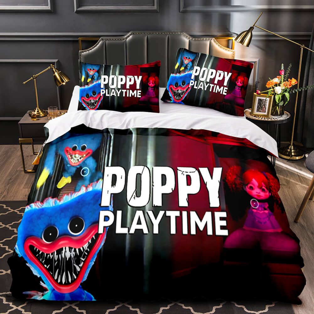 US$ 34.99 - Poppy Playtime Bedding Set Cosplay Quilt Duvet Cover Bed ...