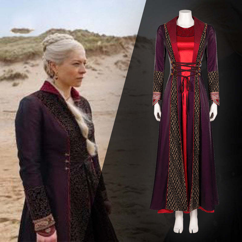 US$ 269.00 - House Of The Dragon Rhaenyra Targaryen Outfit Halloween ...