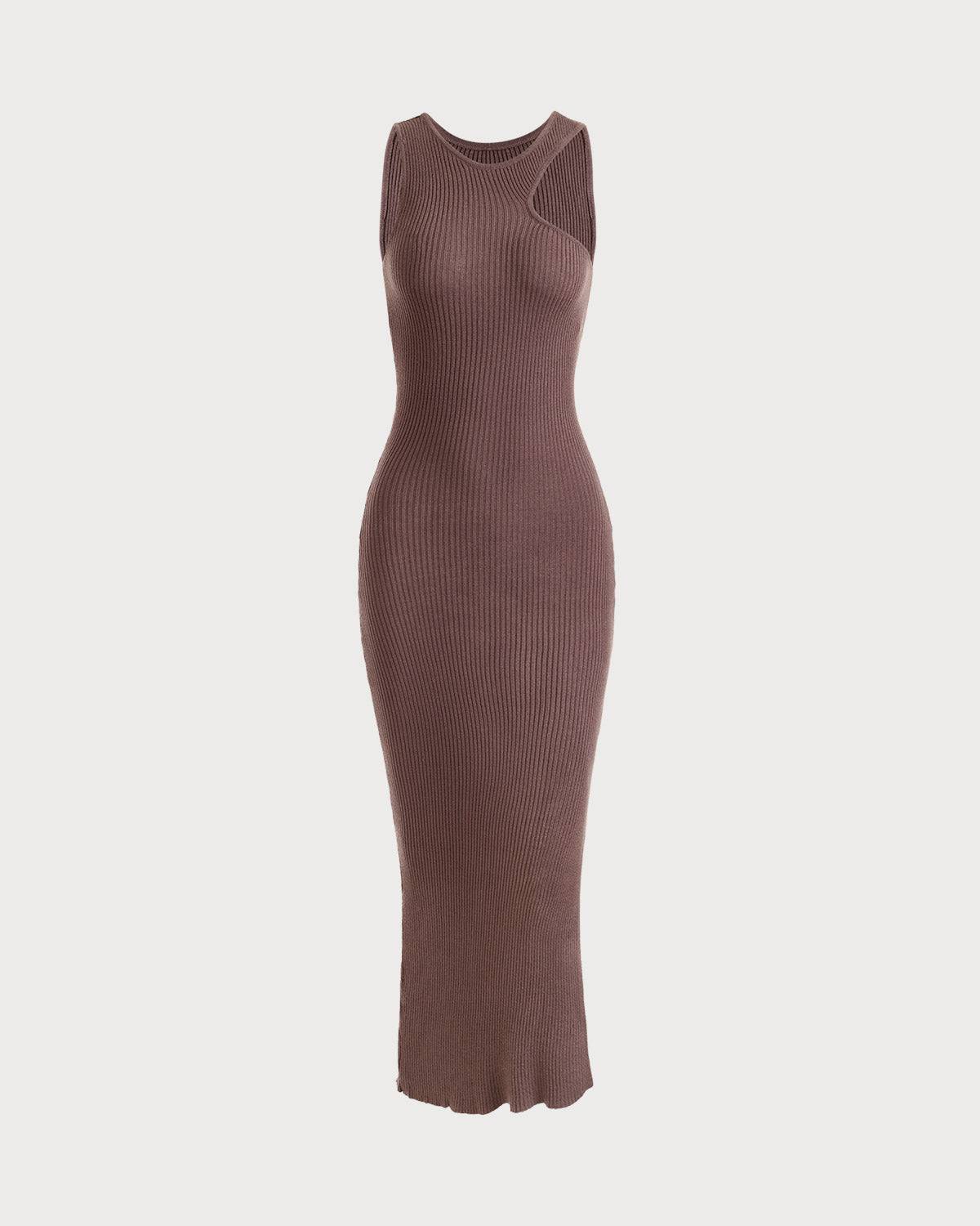 Us 21 00 The Ribbed Knit Bodycon Midi Dress