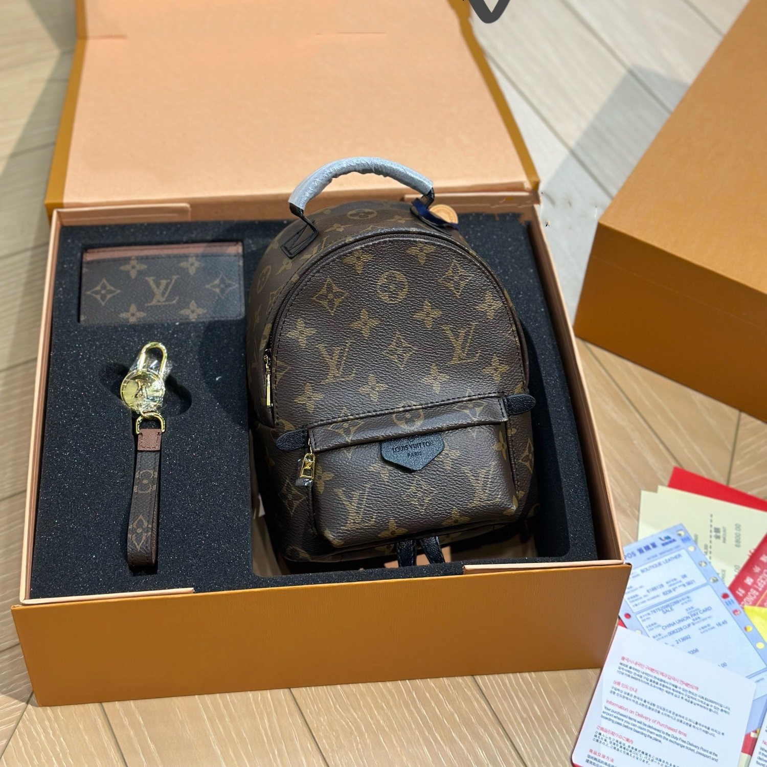 78.19 - MZ# High Quality Womens Mini Backpack Set With Box 17*20CM ...