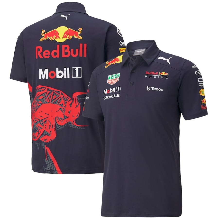 2022 Red Bull F1 Black Polo Racing Suit
