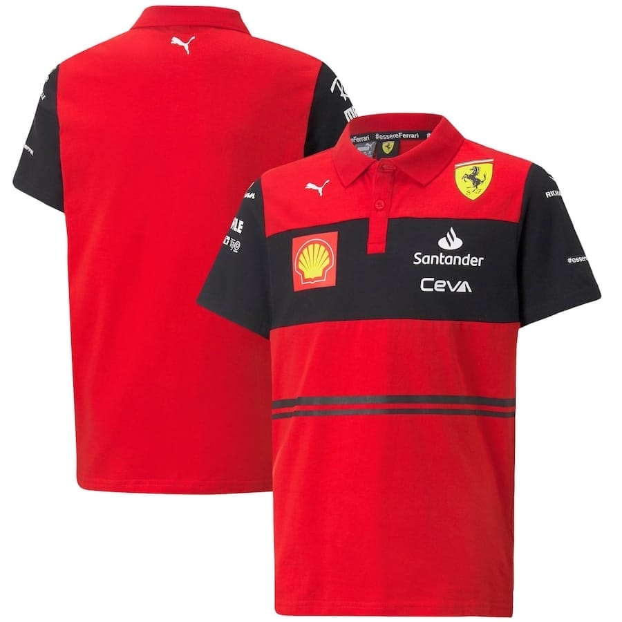 2022 Ferrari F1 Kids Red Polo Racing Suit | SPORTS211