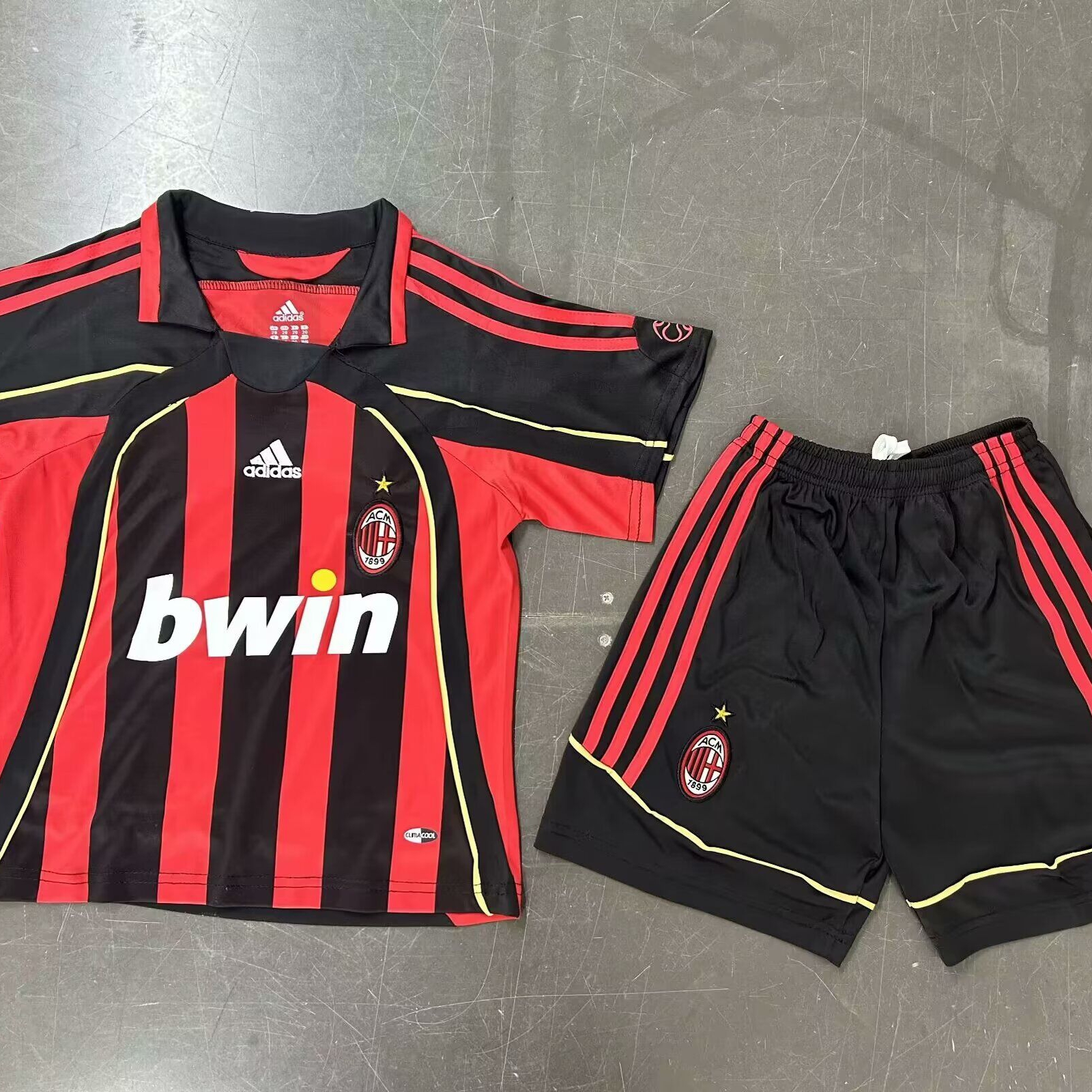 2006/08 ACM Home Red Retro Kids Soccer jersey | SPORTS211