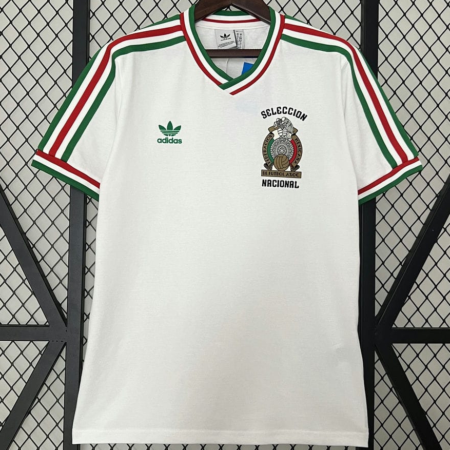 1985/86 Mexico Special Edition White Retro Soccer jersey | SPORTS211