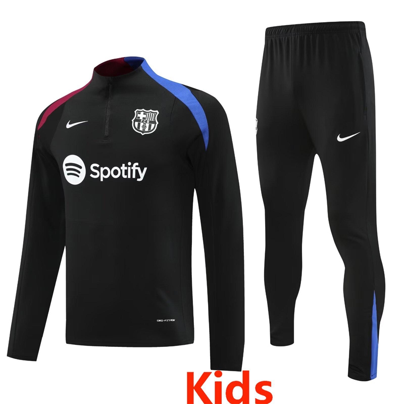 2024/25 BAR Black Kids Half Pull Tracksuit | SPORTS211
