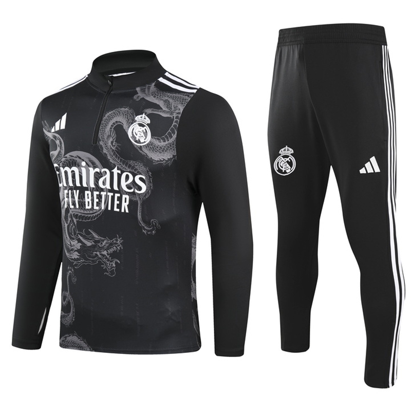 2024/25 R MAD Black Half Pull Tracksuit | SPORTS211