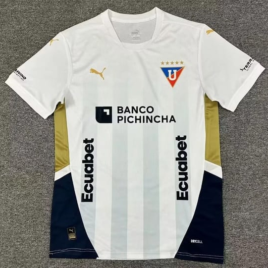 2025/26 LDU Quito Home White Fans Soccer jersey | SPORTS211