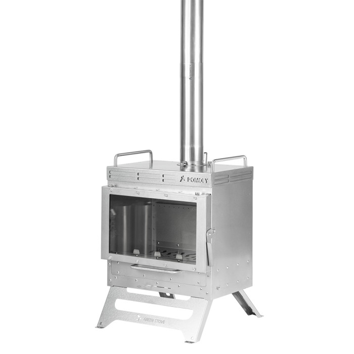 Dweller Ti 티타늄 우드 스토브 분할된 티타늄 굴뚝 버전 Pomoly And Green Stove 2022 새로운 도착