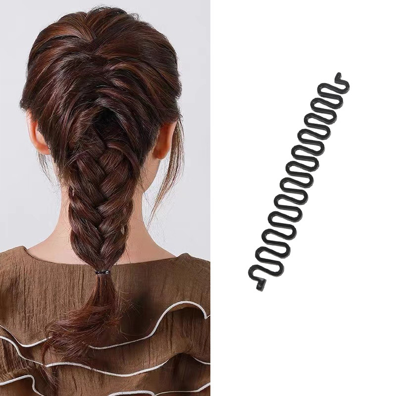 Women Hair Braid Tool Holder Clip Wave Hair Braiding Tool Weave Hair ...
