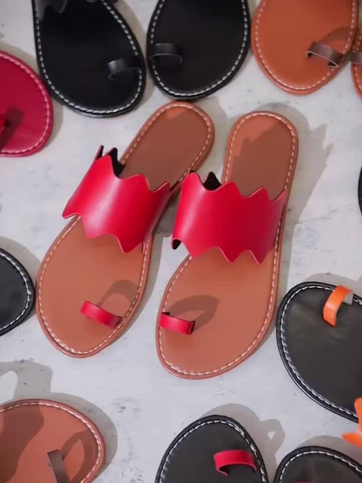 Women's Lightweight Toe Loop Sandals, Clip Toe Lightweight Open Toe ...