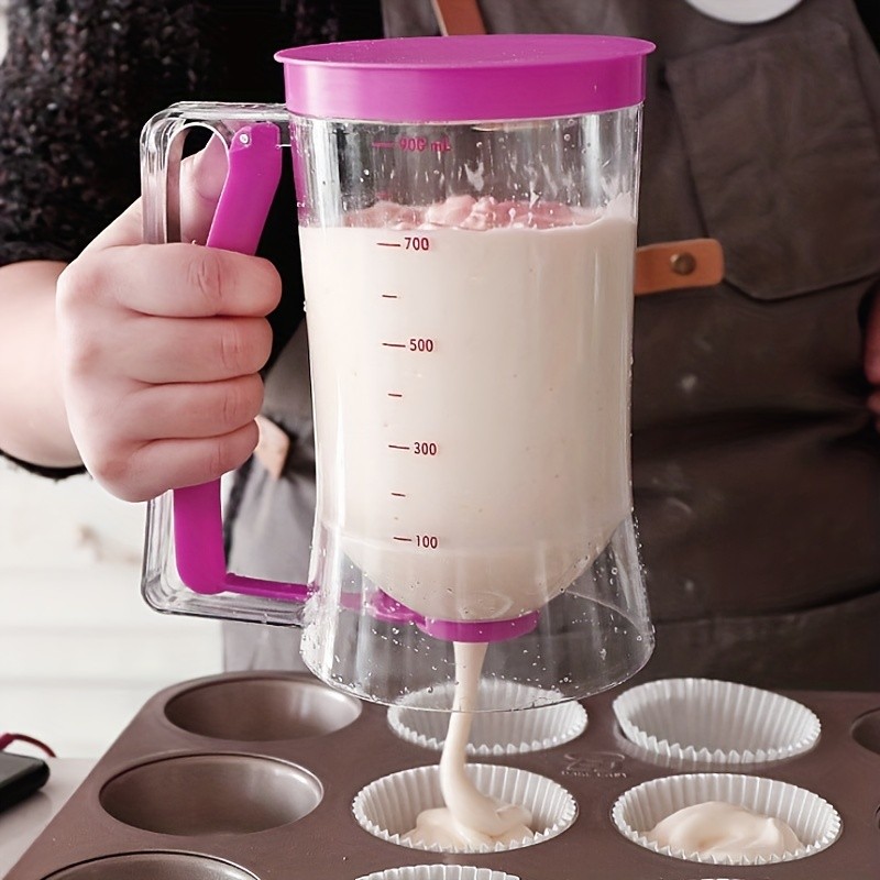 Precision Cupcake Batter Dispenser - Easy-Pour Funnel Design, Handheld ...