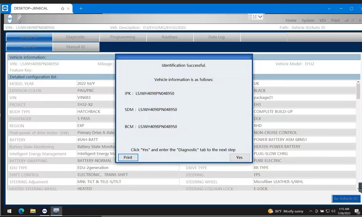 SAIC Diagnostic Tool SIPS Testing Equipment VDI2 Online Programming Tool