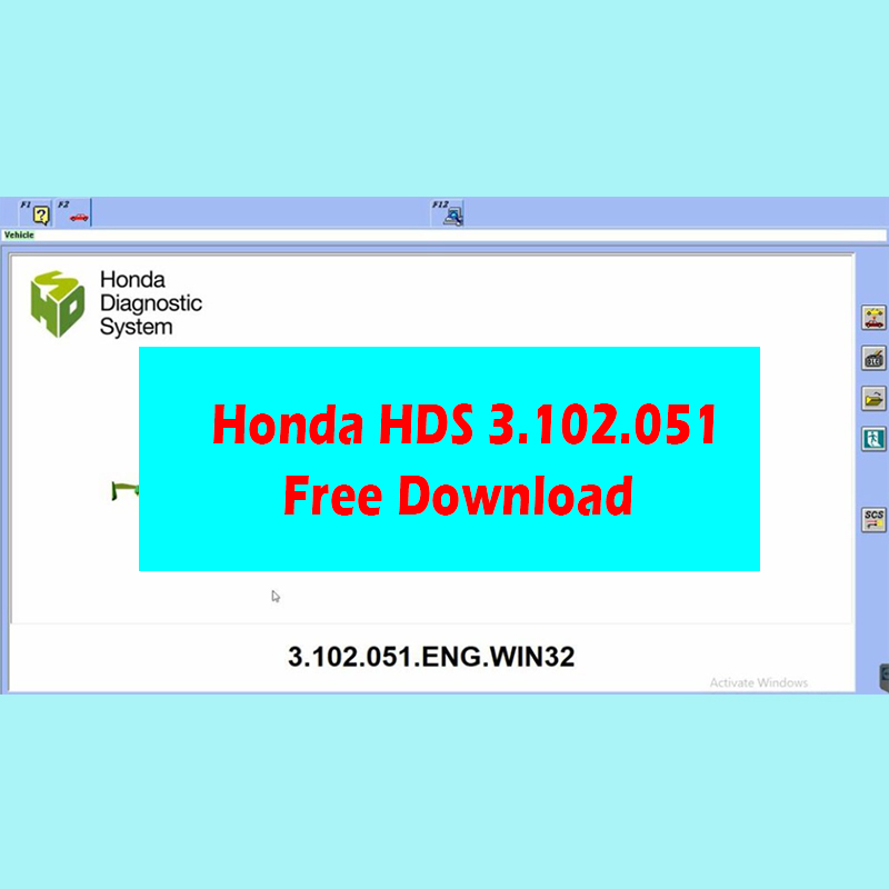 Honda HDS 3.102.051 Diagnostic Tool Software Free Download