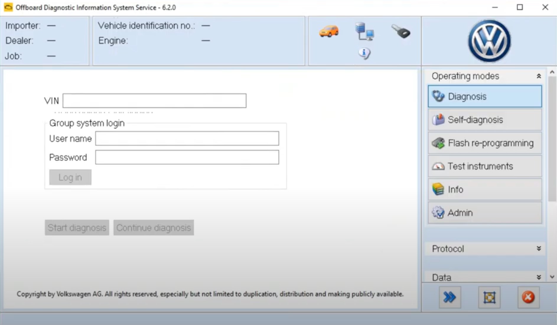Audi ODIS 6.2 VAG Group Diagnostics & Programming Software Free Download
