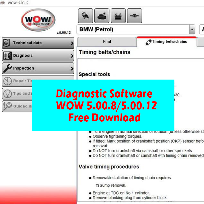 Newest Diagnostic Software WOW 5.00.8/5.00.12 Free Download