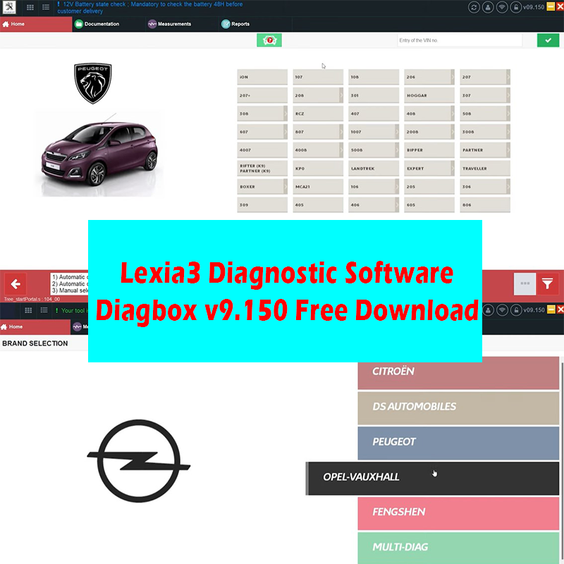 Lexia3 Car Diagnostic Software Diagbox V9.150 Free Download
