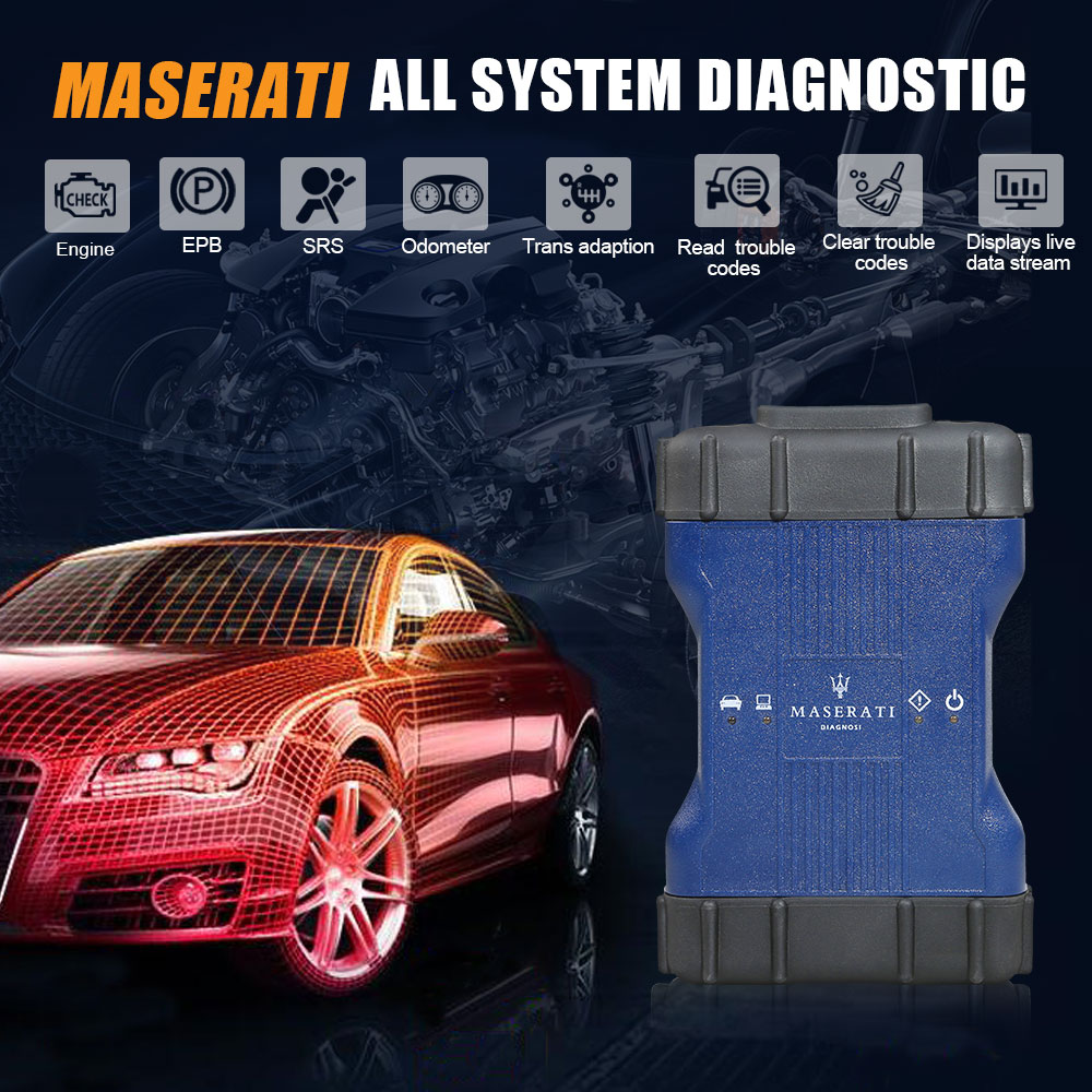 Maserati Diagnostic Tool MDVCI Detector Support Programming and Diagnosis