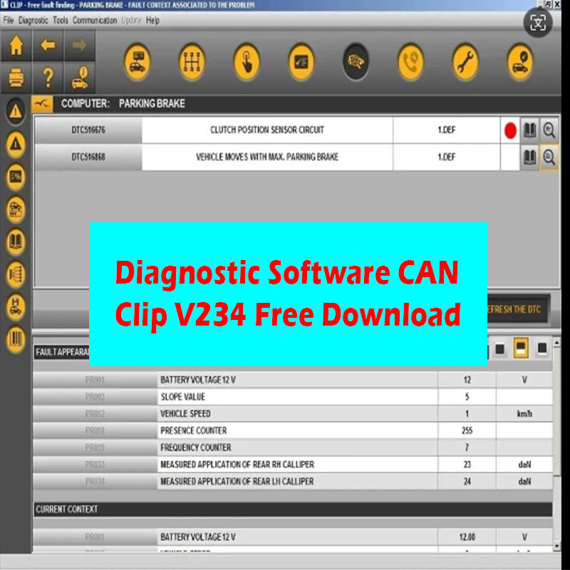 OBD2 Diagnostic Software Renault Can Clip V234 Free Download