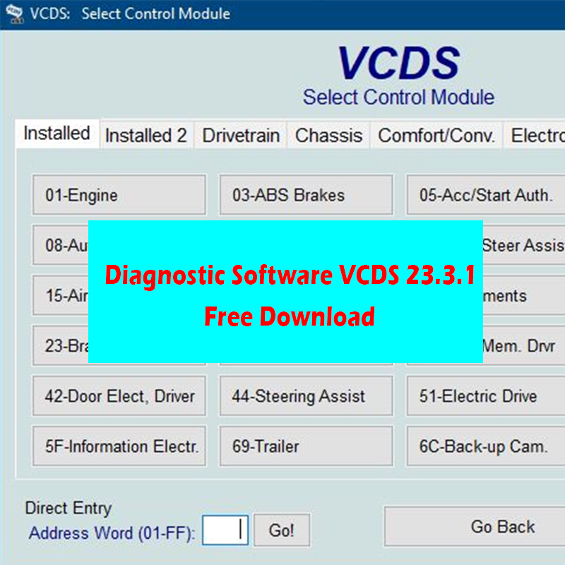 HEX V2 VAGCOM Diagnostic Software VCDS V23.3.1 Free Download