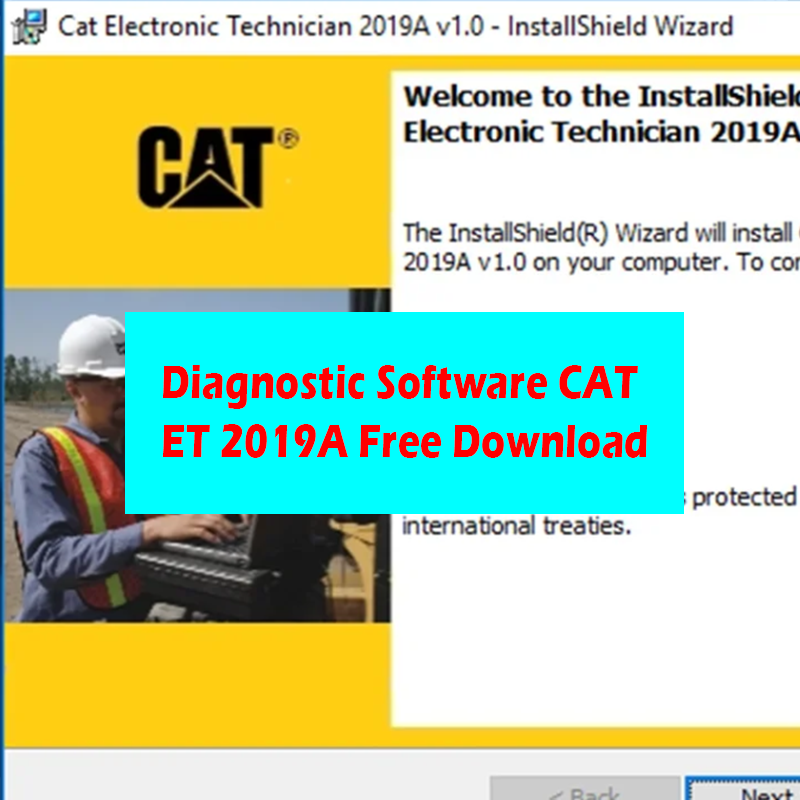 Excavator Diagnostic Software CAT ET 2019A Free Download