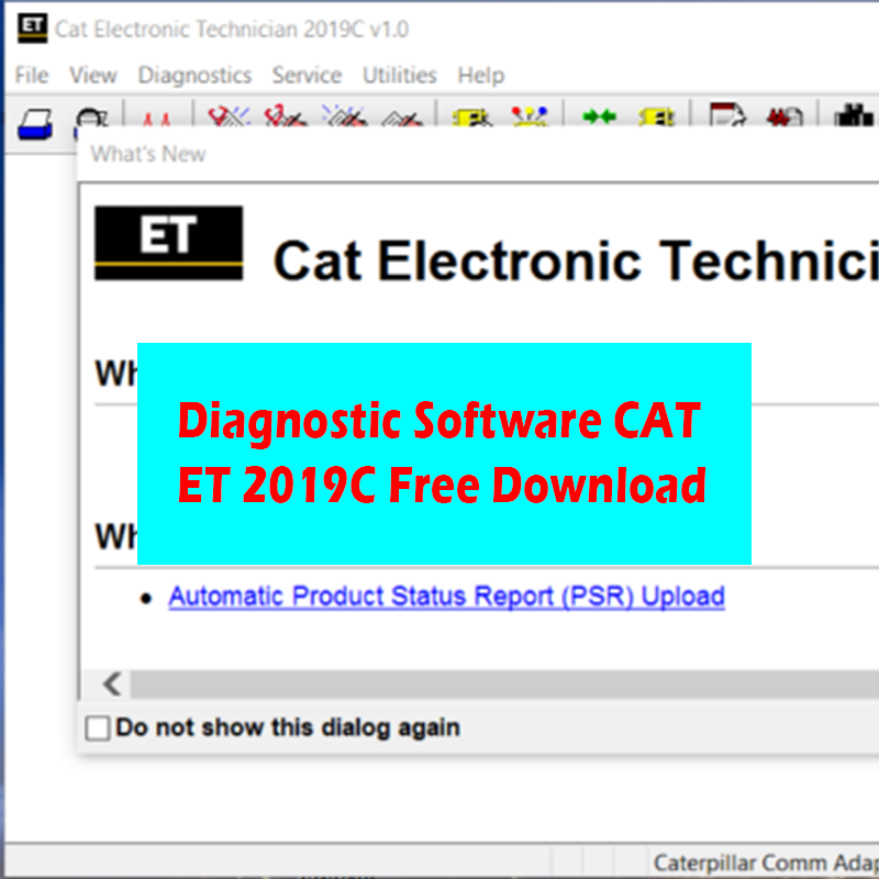 Truck Diagnostic Software for Caterpillar Engines CAT ET 2019C Free ...