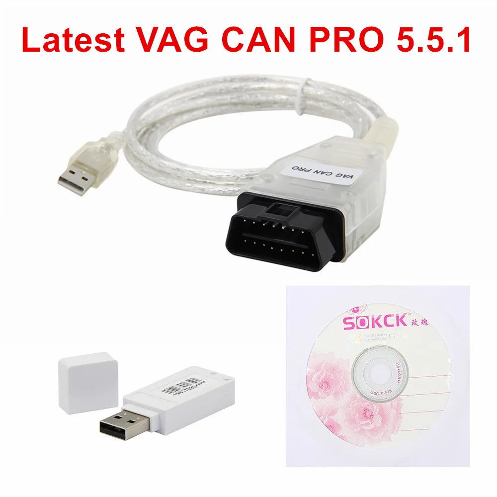 VAG CAN PRO VCP Auto Diagnostic Scanner for Volkswagen, Audi, Seat, and ...