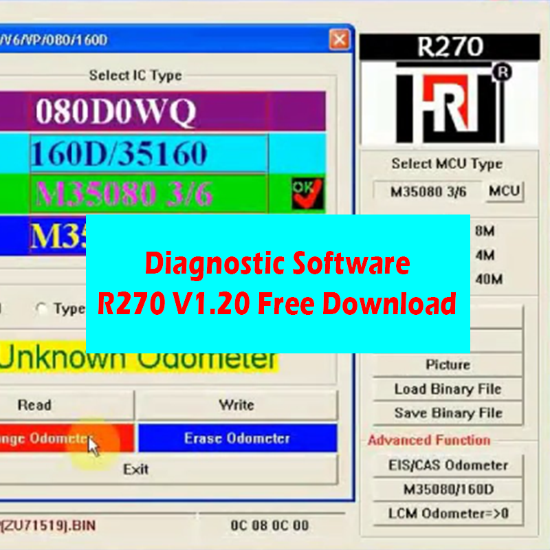 BMW BDM Programmer R270 V1.20 Software Free Download