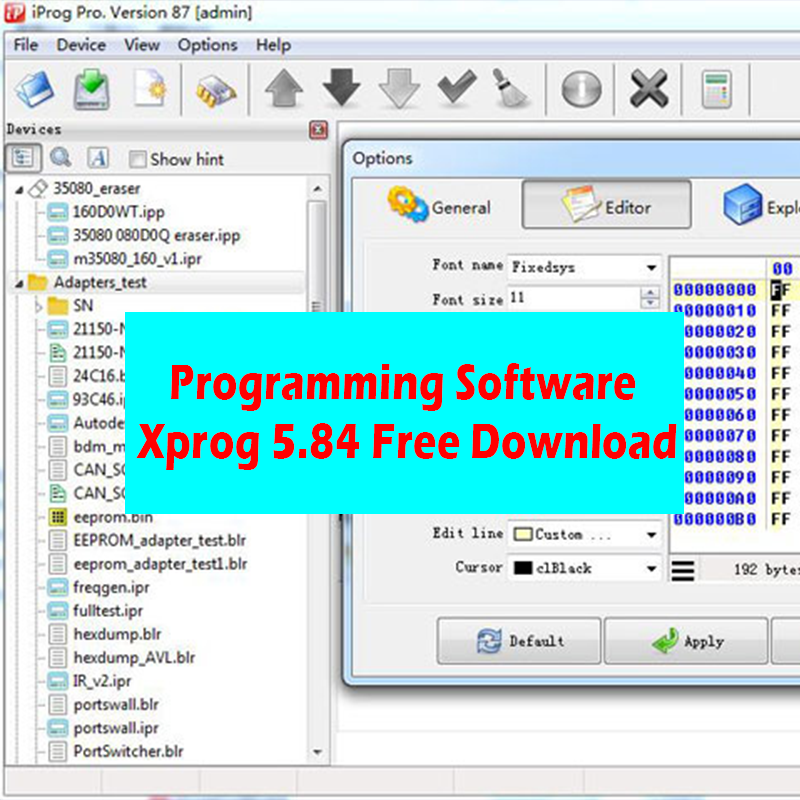 Programming Software XPROG 5.84 Free Download and Installation