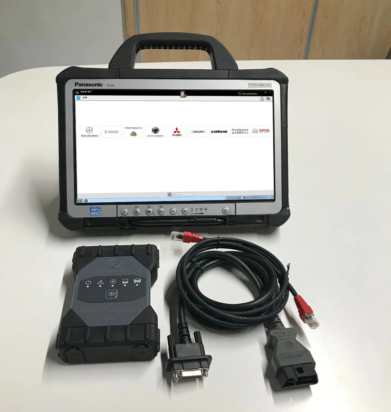 Mercedes-Benz diagnostic tool C6 VCI computer model selection