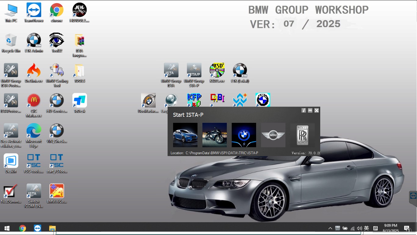 BMW Software Updates July 2025 – ISTA 4.53.41, ISTA-P 3.71.0, E-SYS 3. ...