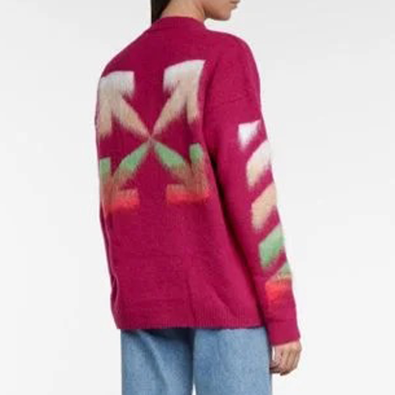 US$ 46.74 - Off white gradient mohair sweater FZMY0253 - www.hanfei001.com